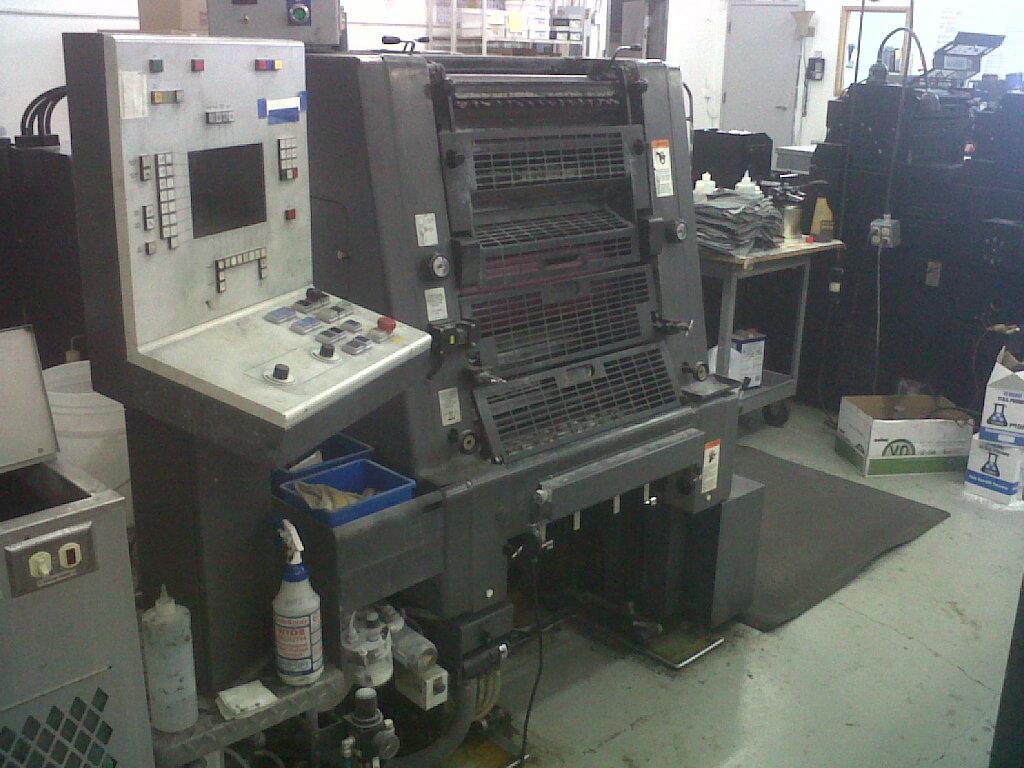 Lot #12: 1995 Heidelberg Two Color GTOZ - WireBids